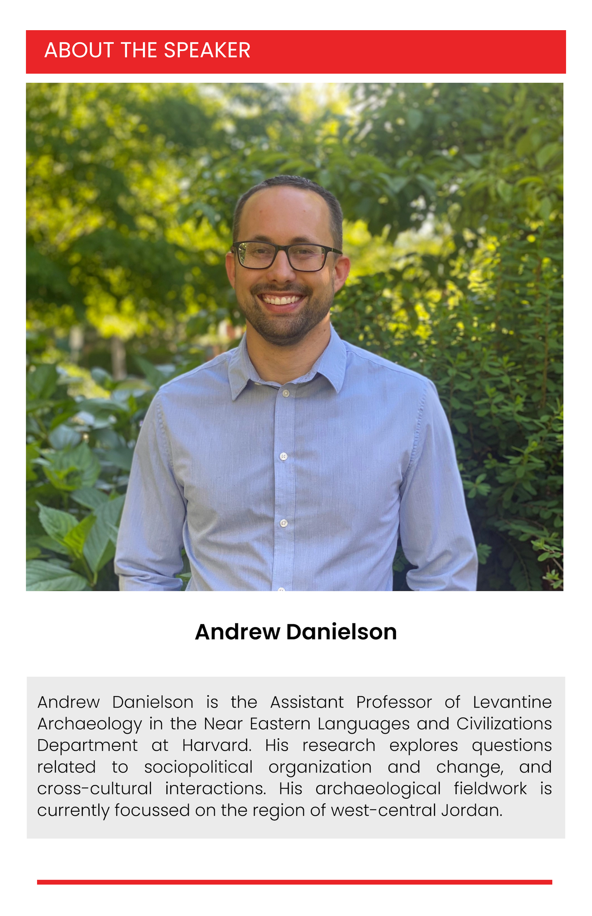 Harvard Anthropology Seminar Series: Andrew Danielson (Harvard ...